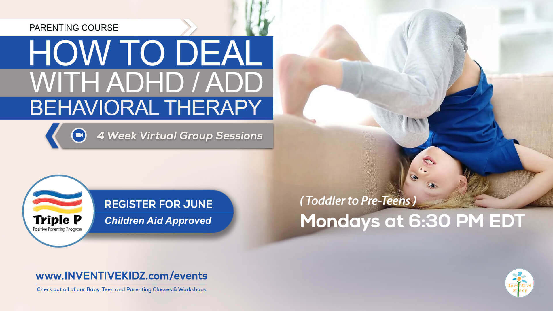 How to Deal with ADHD, ADD - Behavioral Therapy Parenting Course ...