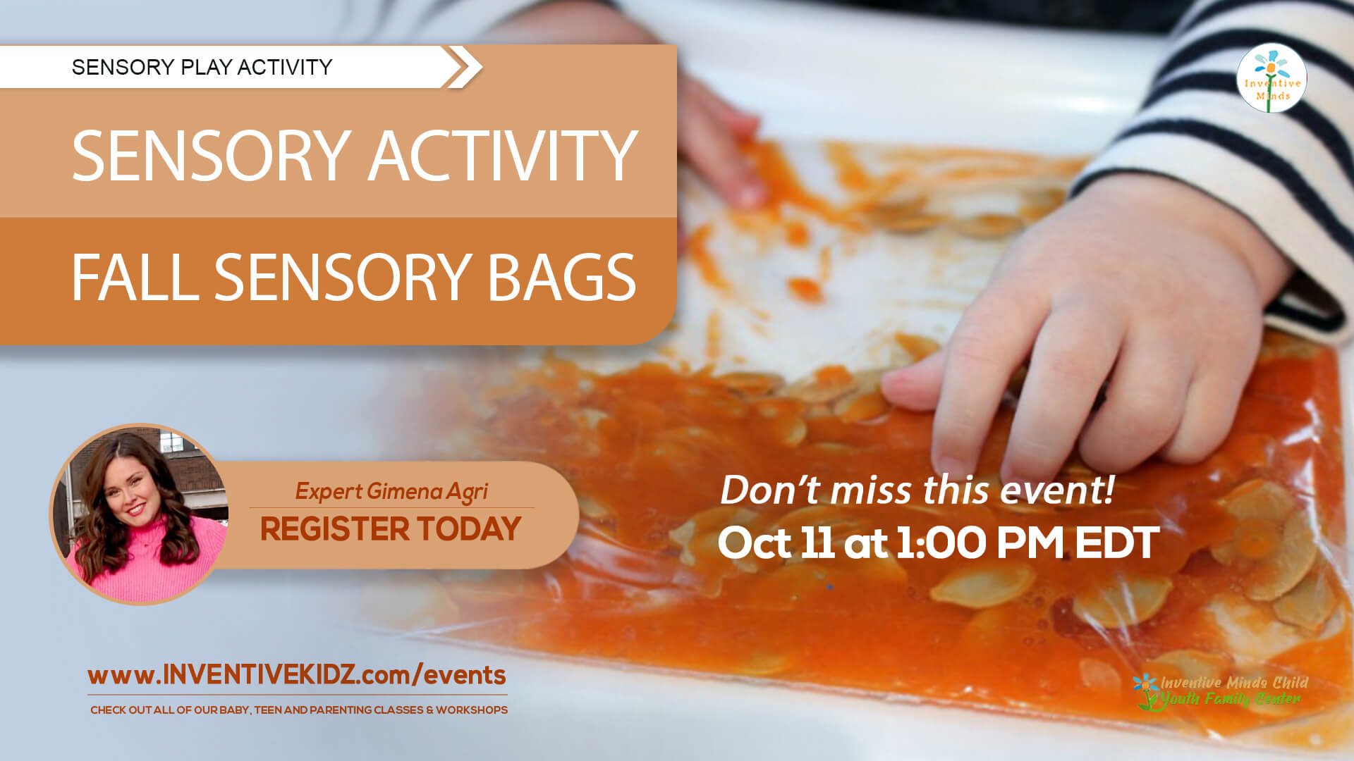 Sensory Activity - Fall Sensory Bags | Inventive Minds Kidz Academy